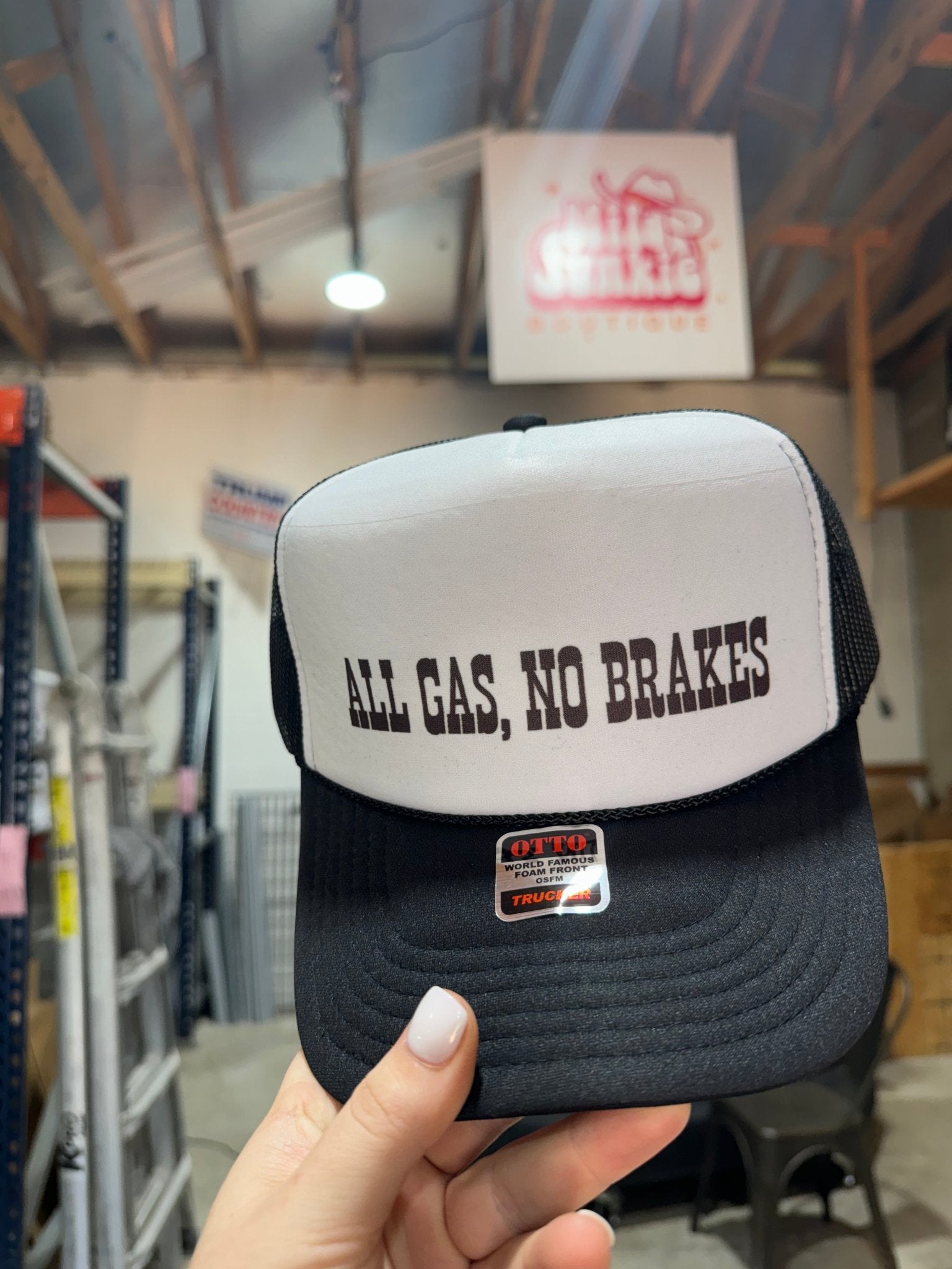 All Gas, No Brakes Trucker Hat – Wild Junkie