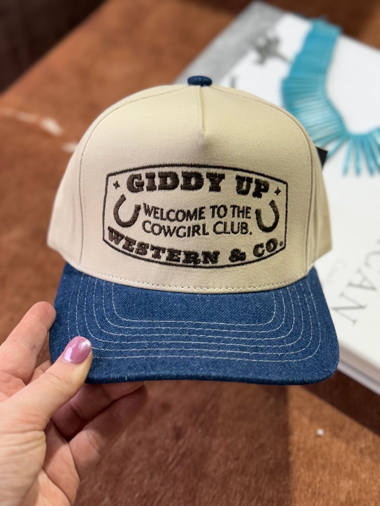 Giddy Up Embroidered Trucker Hat – Wild Junkie