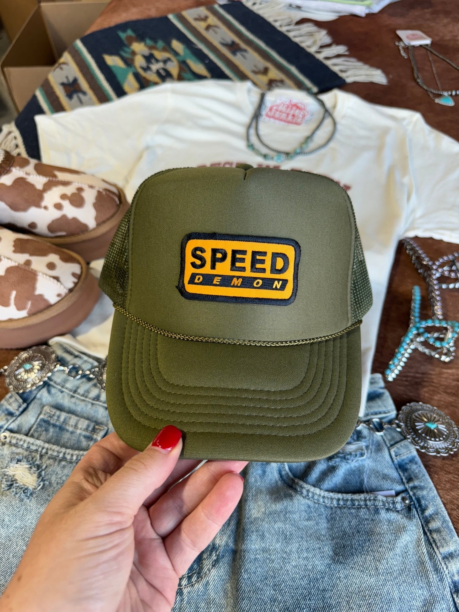 Speed Demon Patch Trucker Hat – Wild Junkie